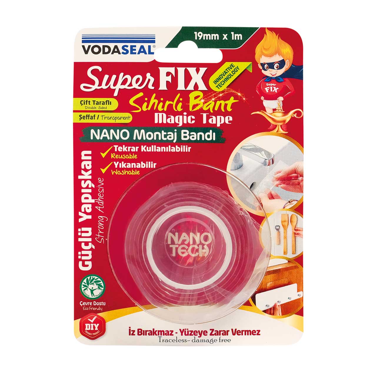 24lü Paket - Super Fix Sihirli Bant 19mm x 1m - NM Dış Ticaret - B2B Bayi Portalı